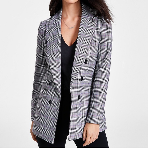Bar III | Jackets & Coats | Bar Iii Womens Plaidprint Openfront ...